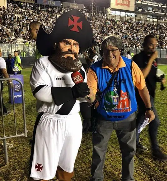 Mascote do Vasco já vestiu novo uniforme do clube para a temporada 2019