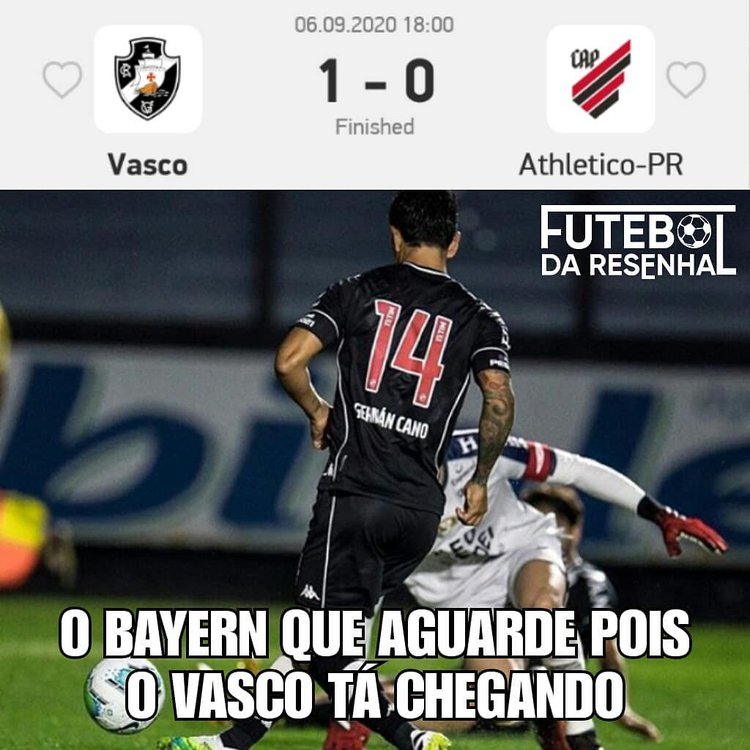 Veja os memes da vitória do Vasco contra o Athletico-PR - SuperVasco