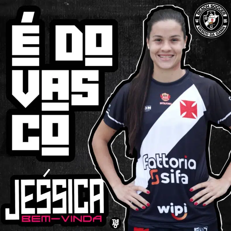 Beach Soccer Feminino: Vasco anuncia a jogadora Jéssica Mendonça