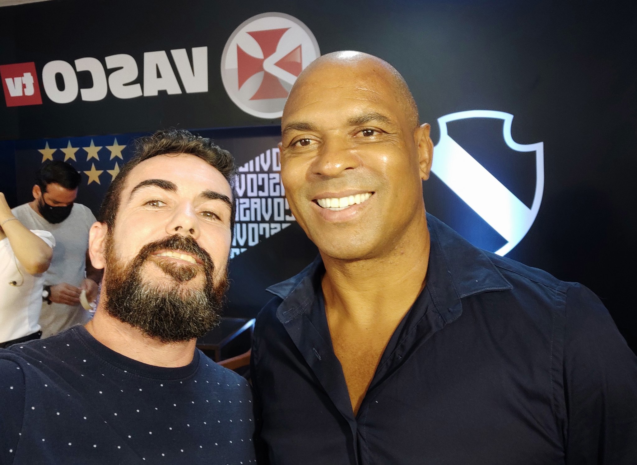 Mário Vassalo posa ao lado de Donizete | SuperVasco