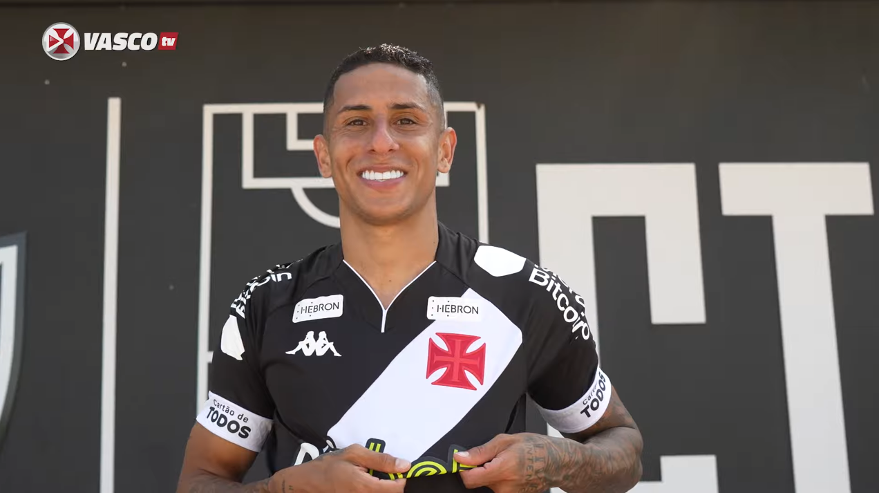 Bruno Tubarão escolhe o número da camisa que irá usar pelo Vasco ...